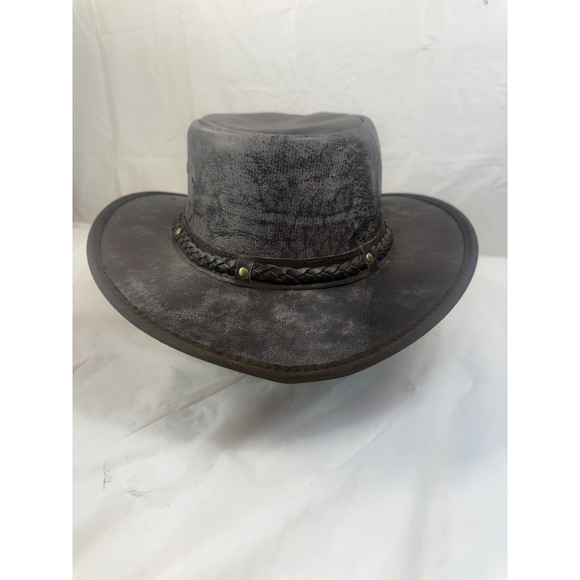 Conner Hats | Accessories | Conner Kangaroo Crossing Buffalo Hide Hat ...